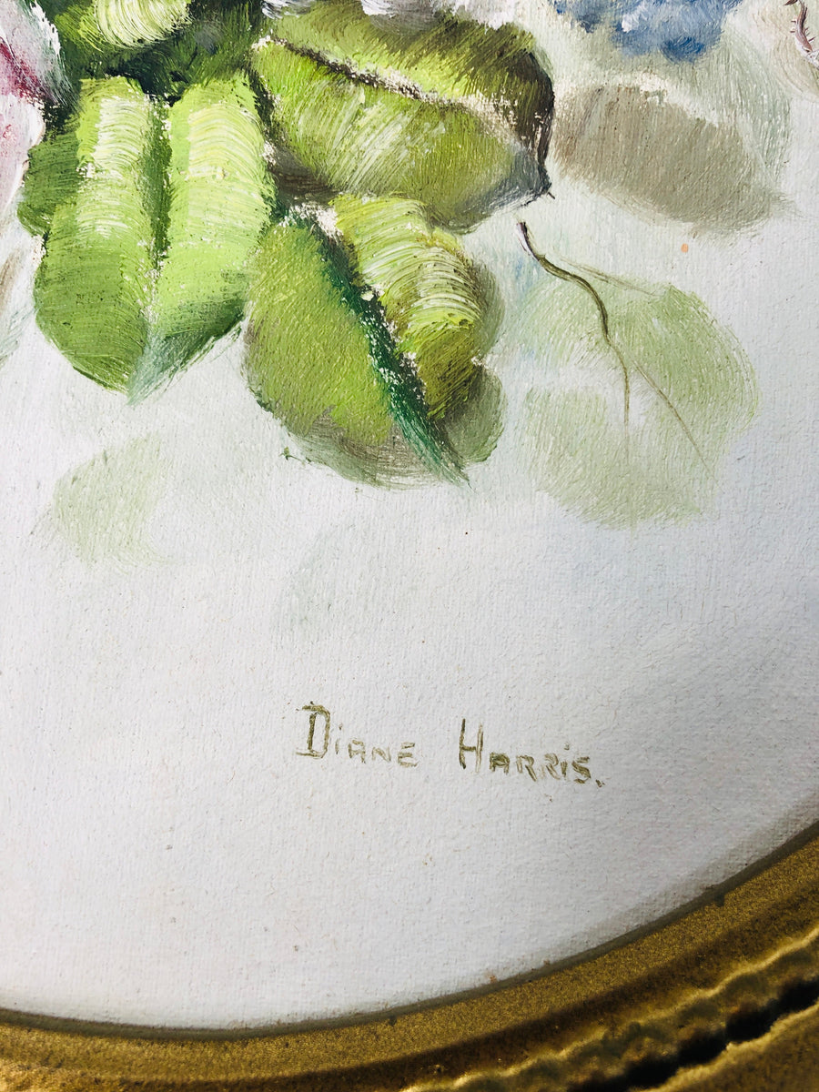 Diane Harris - Vintage Original Oil Paintings x 2 (21815) – Secondhand ...