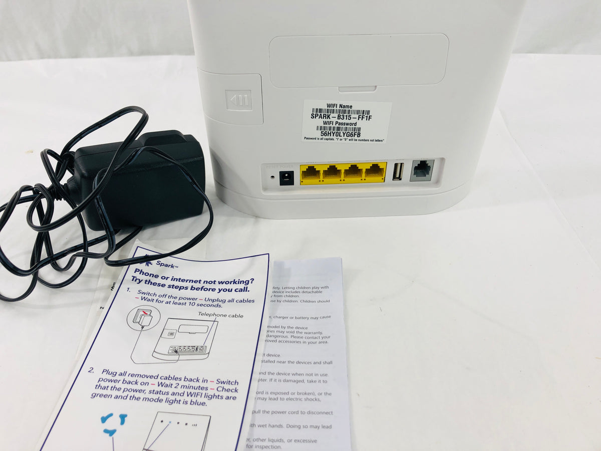 Huawei Spark Modem - Model B315s - 607 Router 4G (20755) – Secondhand ...