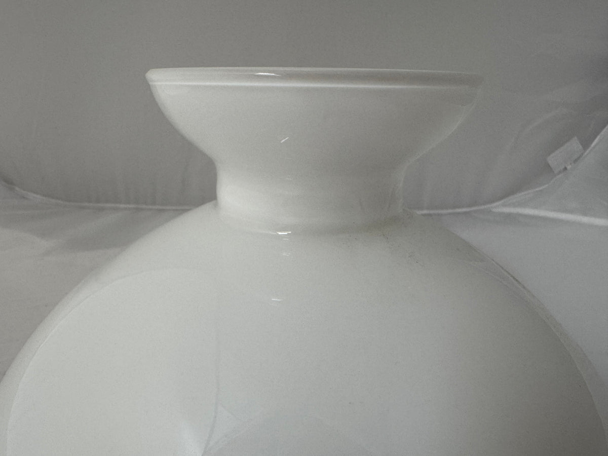 Large White Glass Lamp Shade (21197) – Secondhand Avenue